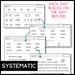 6 Types of Syllables Phonics Worksheet for Multisyllable Words Reading ...