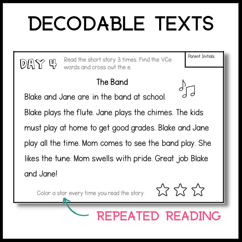 Phonics Homework Worksheet Words With Silent E Words 1st Grade 2nd ...