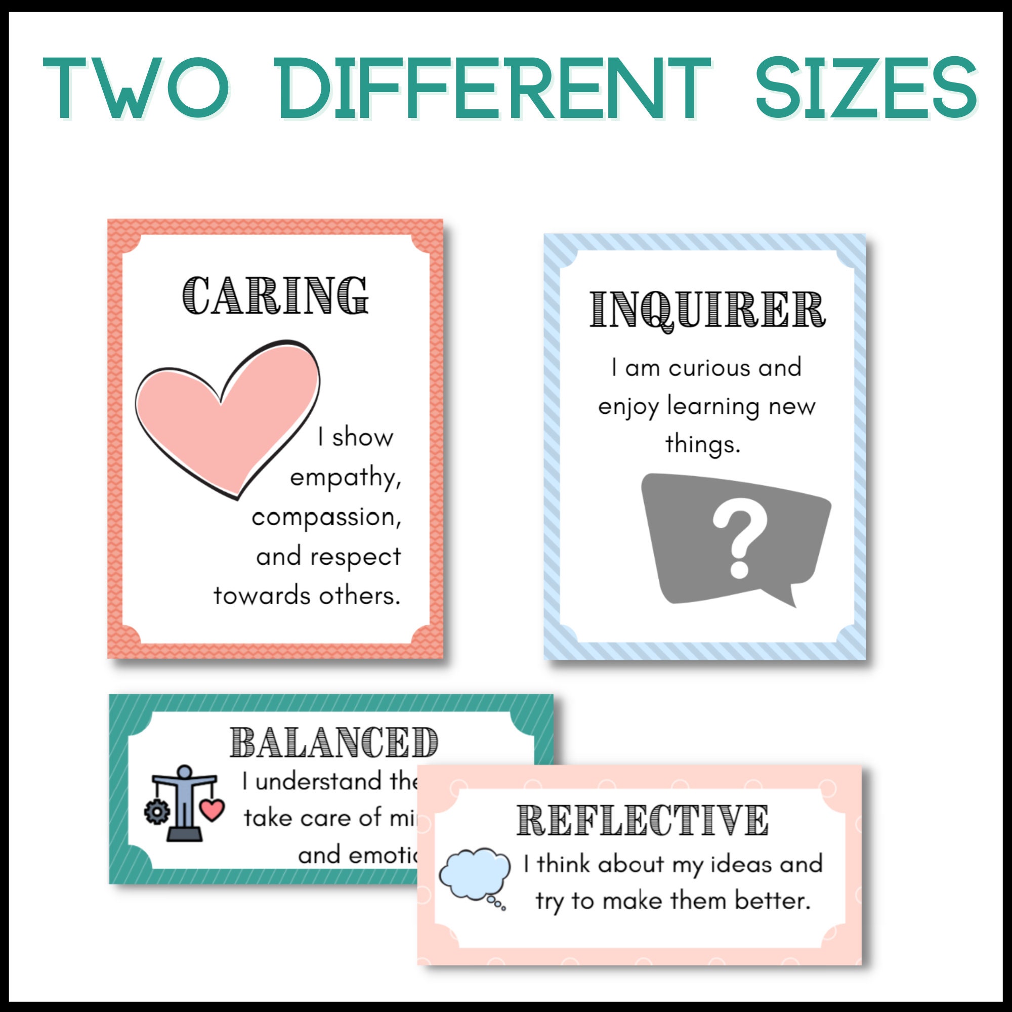 IB Learner Profile Posters PYP Classroom IB Pyp Posters - Etsy