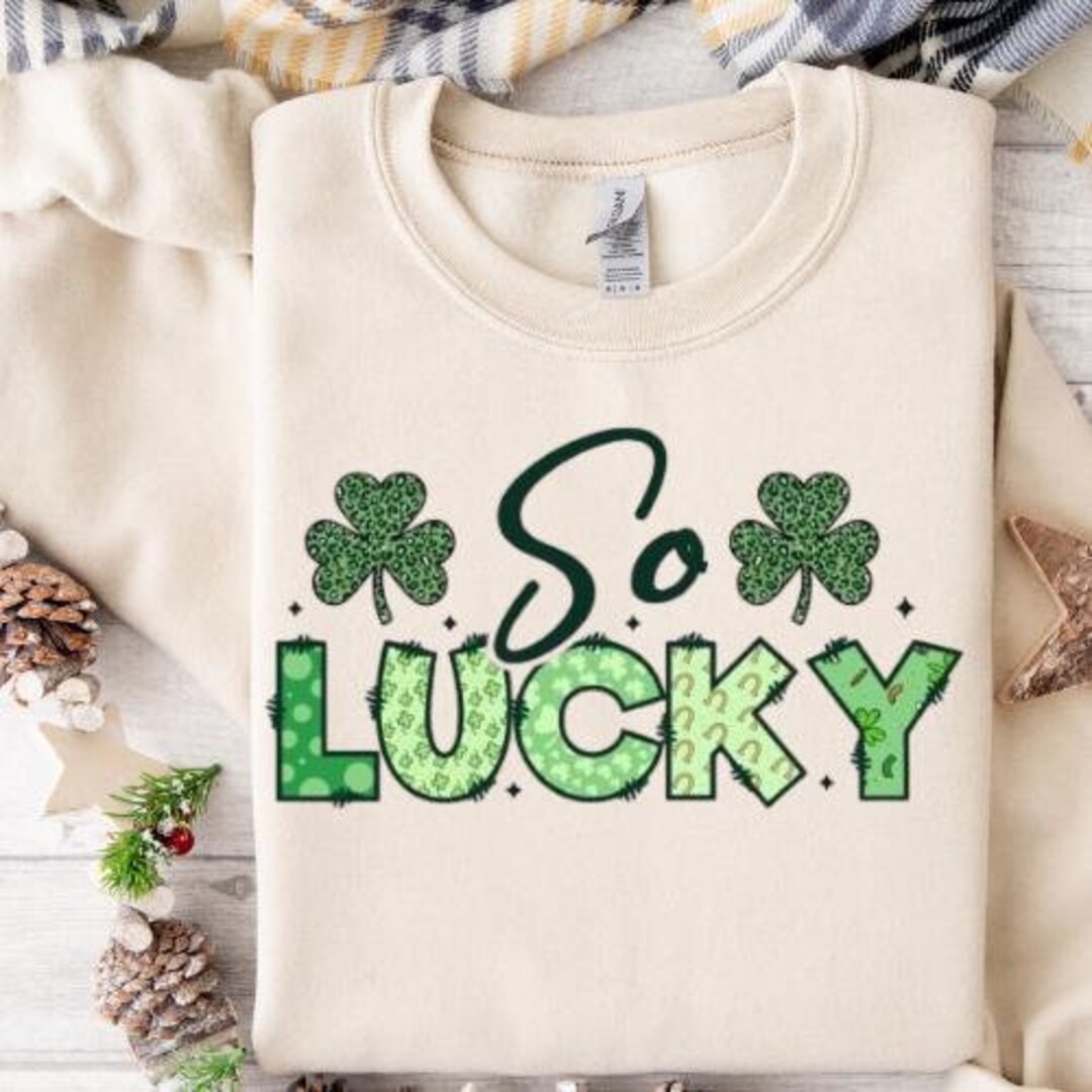 So Lucky St.patrick Day PNG - Etsy