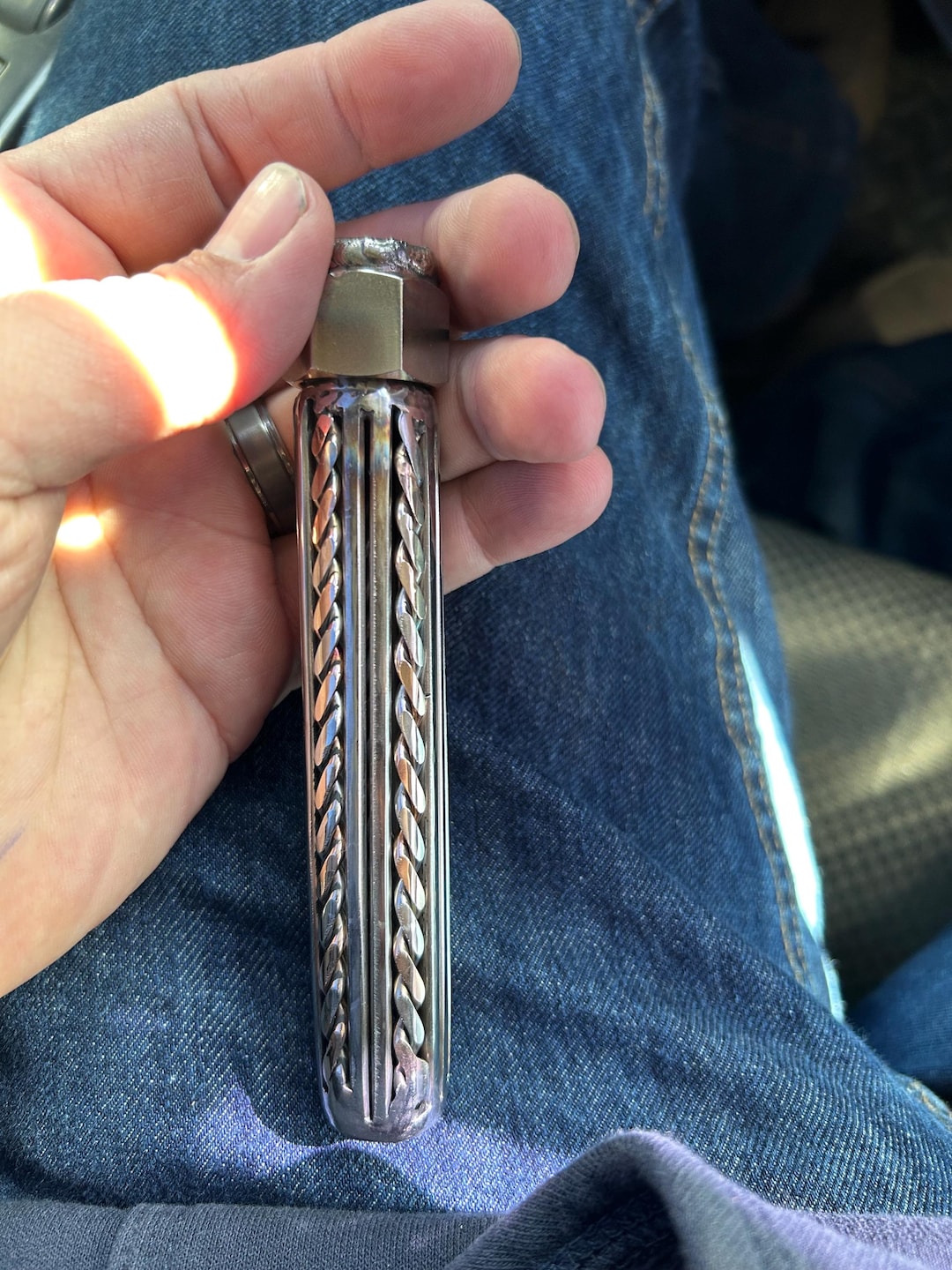 Bronze and Stainless Tungsten Holder - Etsy