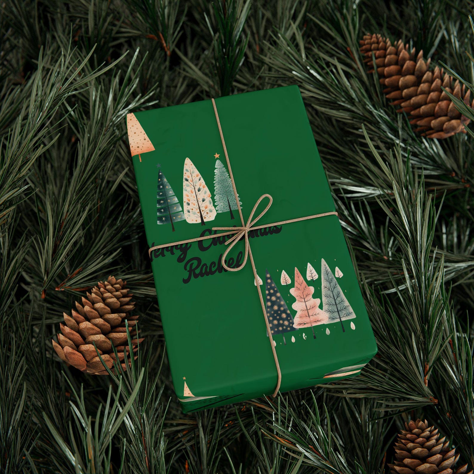 Custom Holiday Gift Wrap, Personalized Christmas Wrapping Paper - Etsy