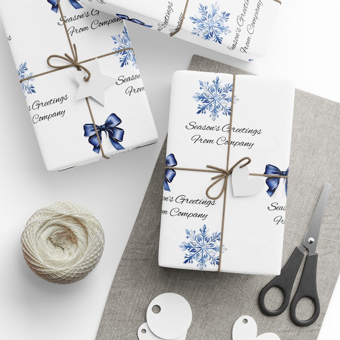 Custom Name Wrapping Paper, Personalized Christmas Wrapping Paper Roll ...