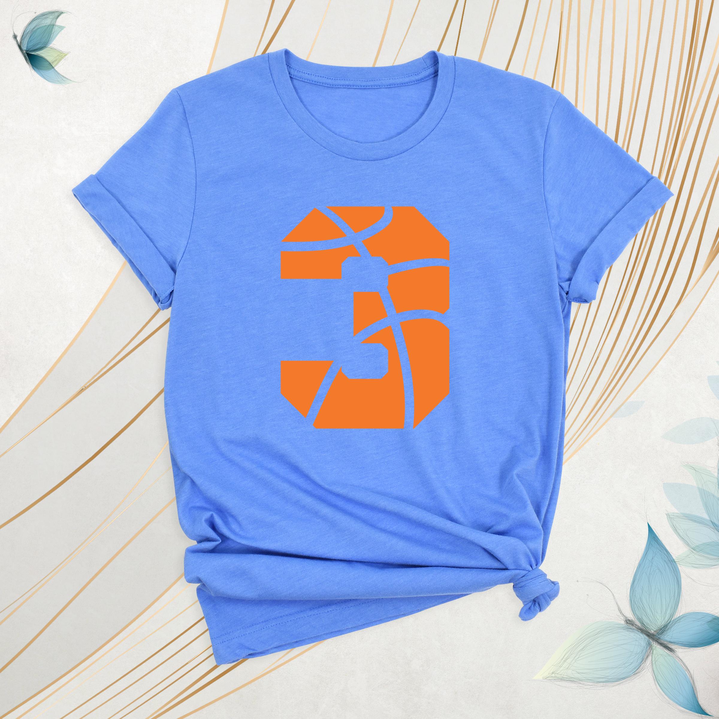 Basketball Custom Number Shirt, School Basketball Player Tshirt, Kids ...