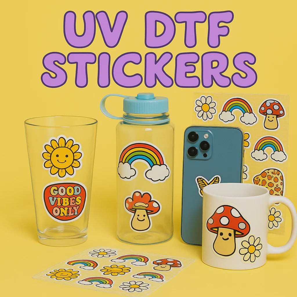Custom UV DTF Sticker Gang Sheet Uv Dtf Stickers Sheet Uv Dtf Vinyl ...