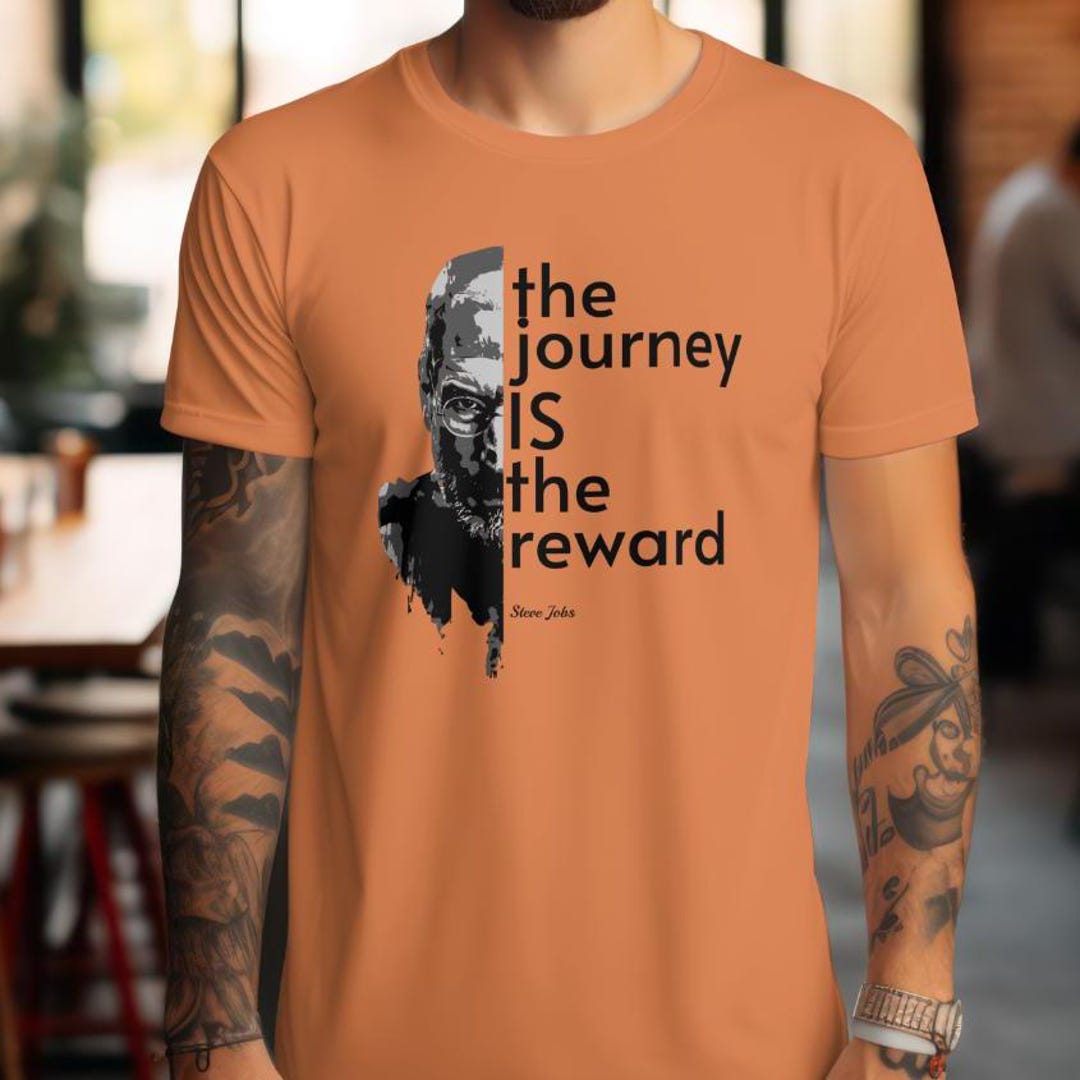 Steve Jobs Quote Tee Shirt Trendy Typography Inspirational Tee Motivational Graphic Tshirt ...