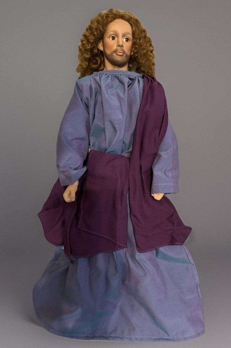 Ashton-drake Porcelain Jesus Doll “behold I Stand at the Door & Knock ...