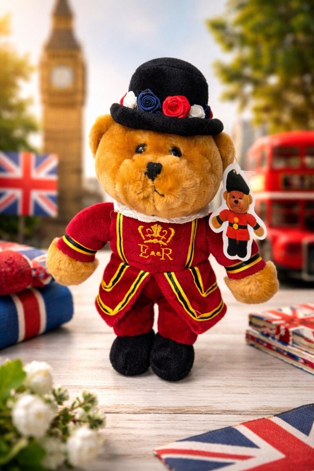 Crest of London Beefeater Teddy Bear Plush Guard Hat Tagged 10 ...