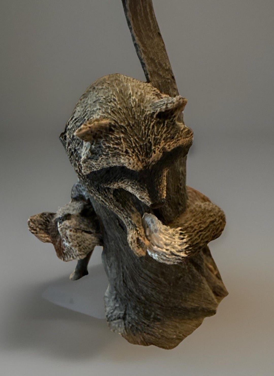 1984 HTF AUS-BEN Cast Bronze Raccoon Fat's Tail 6” Figurine Charles ...