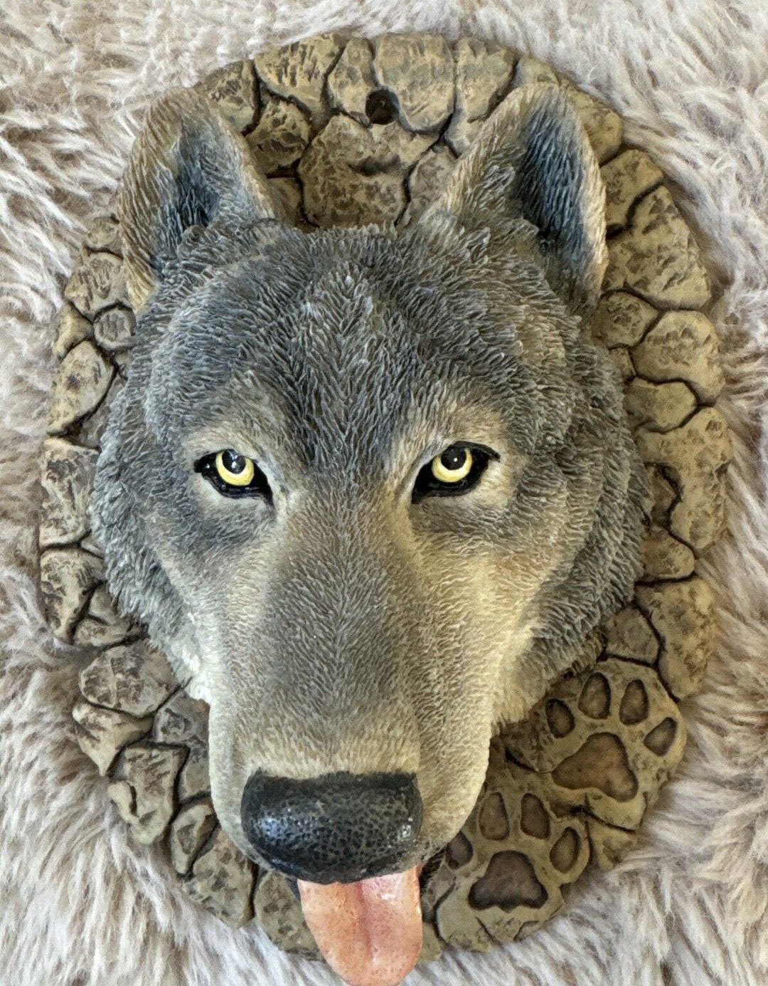 3D Wolf Head Hanging Resin Decorative by Amy and Addy Animal Wildlife ...