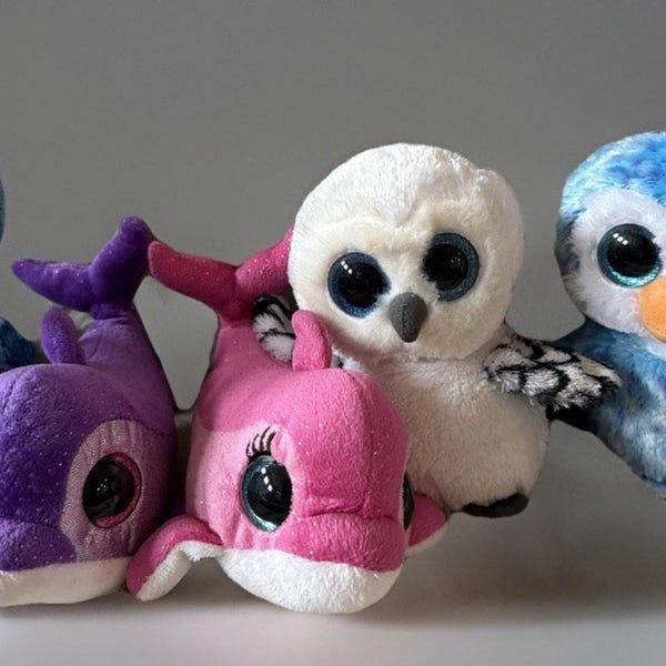 Ty Plush Animals With Big Eyes - Etsy