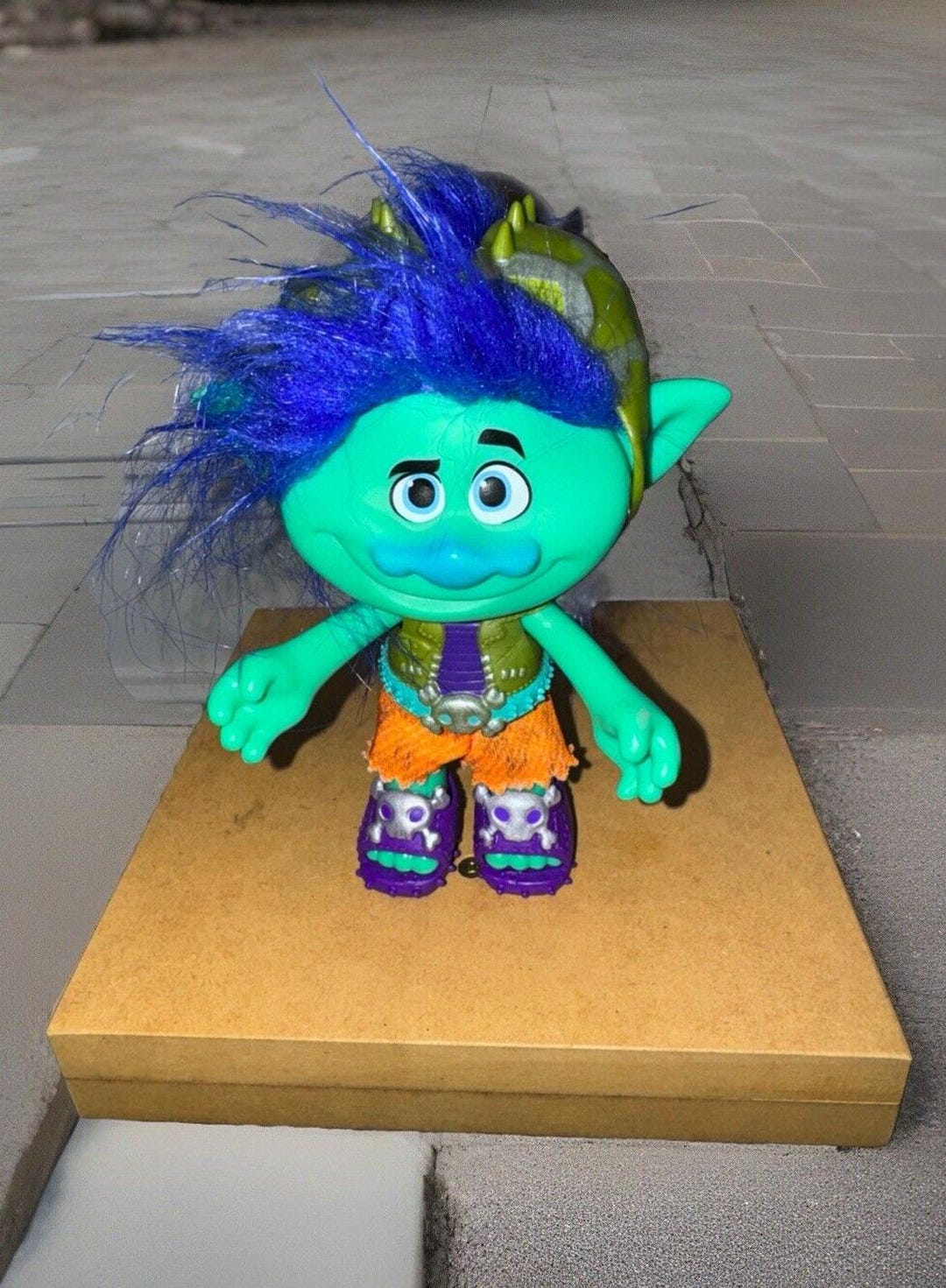 Trolls Single Branch Doll Plush Toy Trendy Christmas Gift Helmet Hair ...