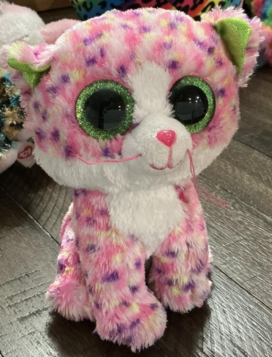 Ty Beanie Boo's Lot of 4 Animals 6" Plush Whiskers, Sophie, Cobalt ...