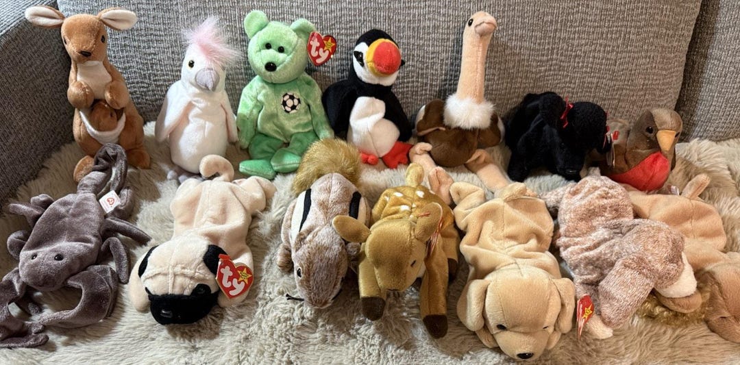 Ty Beanie Babies Lot of 14 Descriptions and Details in Photos and ...
