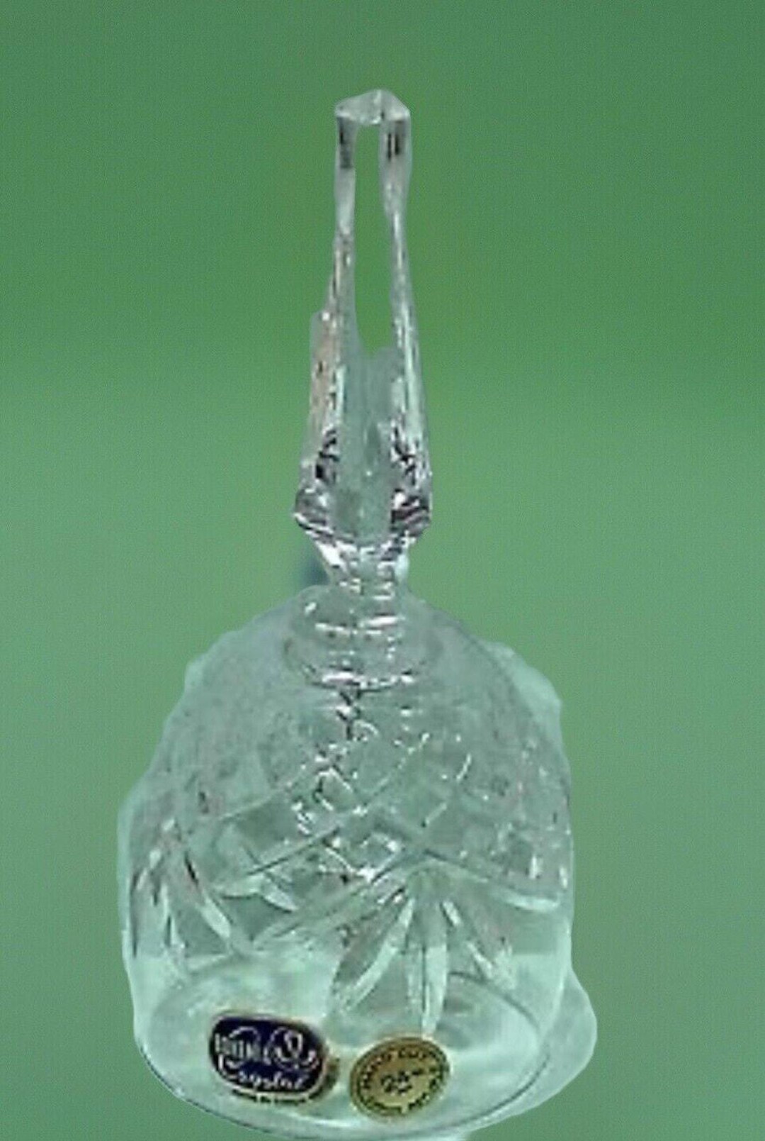 Vintage Bohemia 24% Lead Crystal Glass Bell - Hand Cut 5 Inch Bell - Etsy