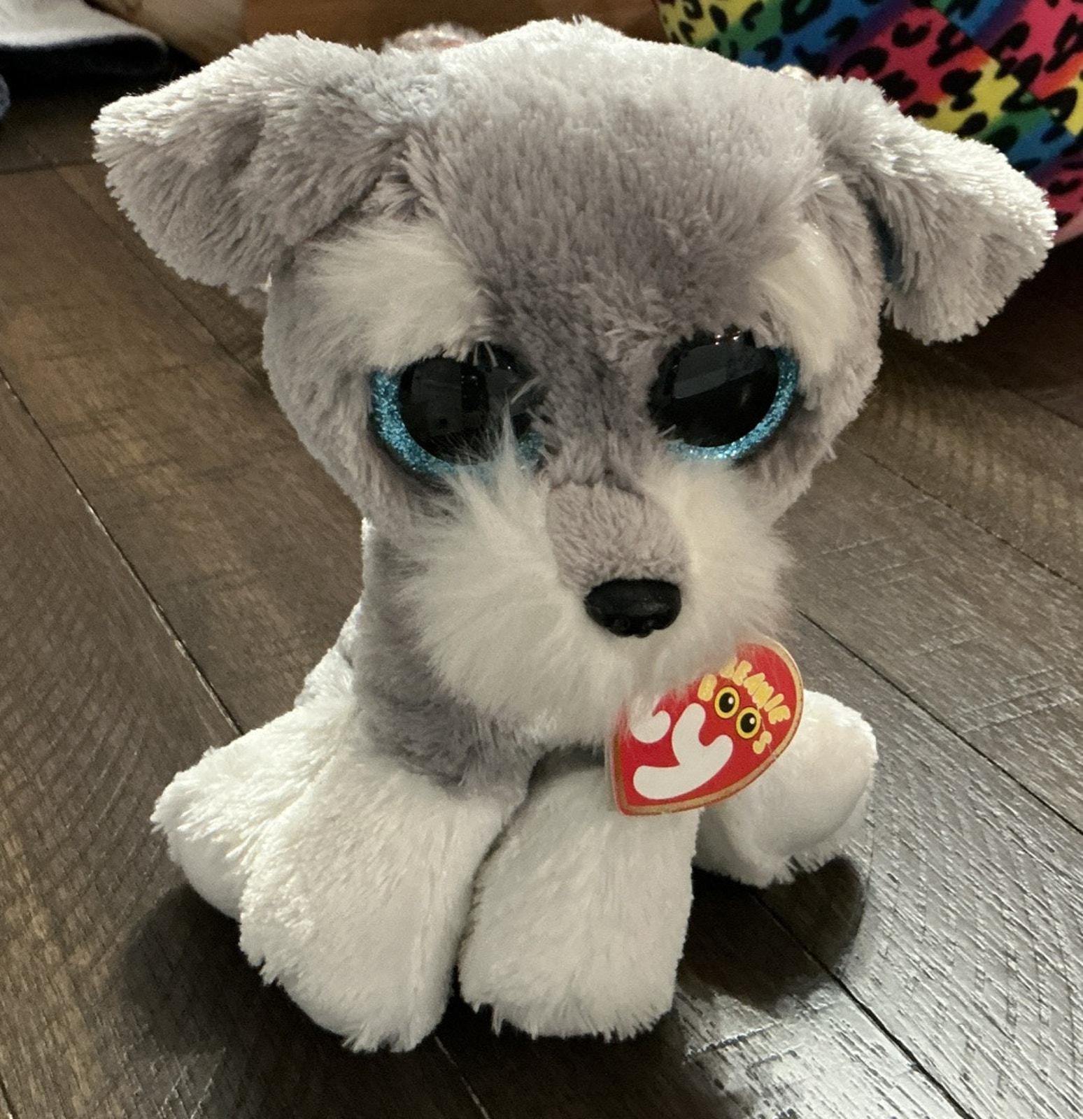 Ty Beanie Boo's Lot of 4 Animals 6" Plush Whiskers, Sophie, Cobalt ...