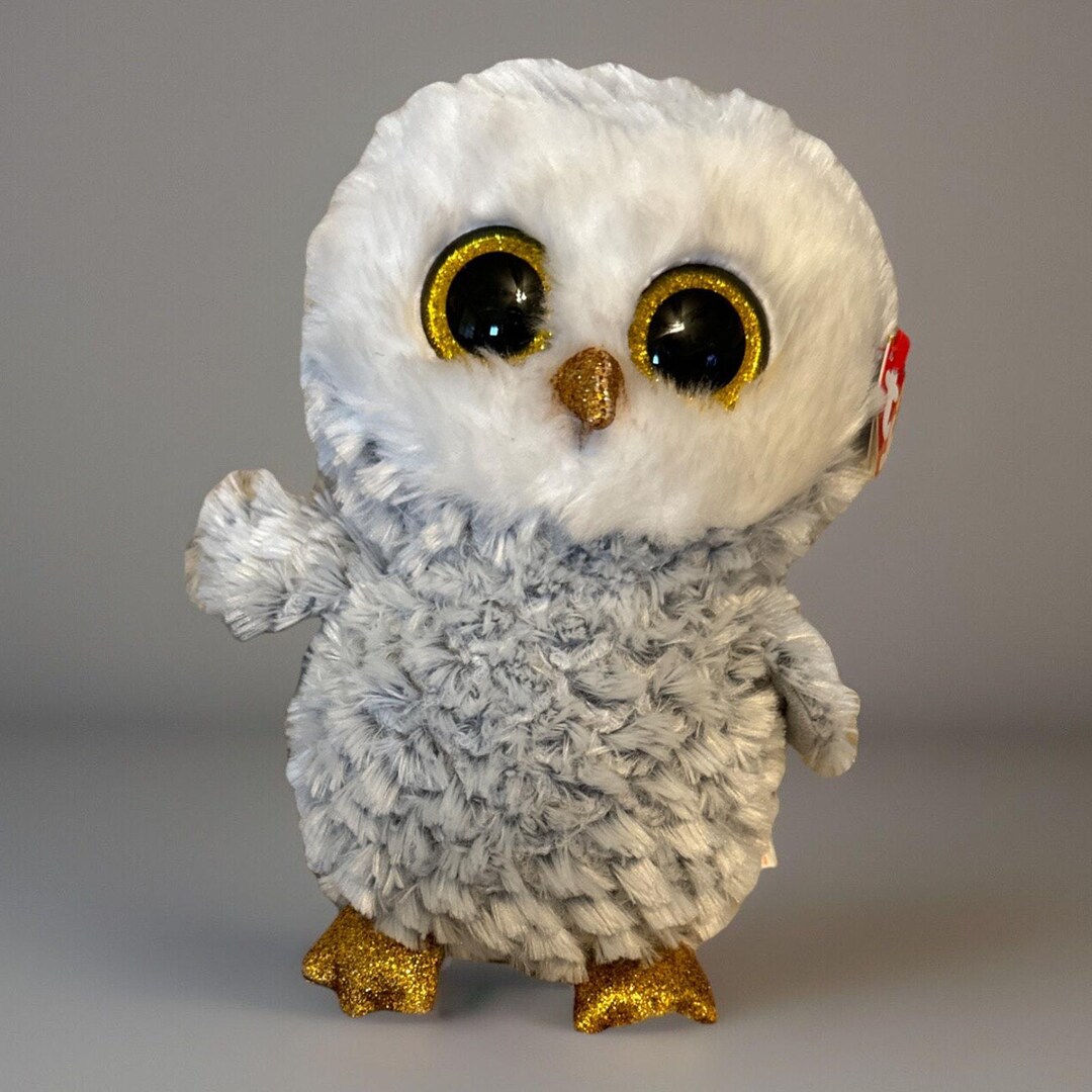 TY Beanie Boos Owlette Grey & White Owl 6” Tags - Etsy