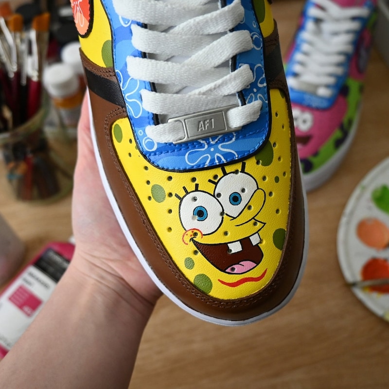 Spongebob Boots - Etsy