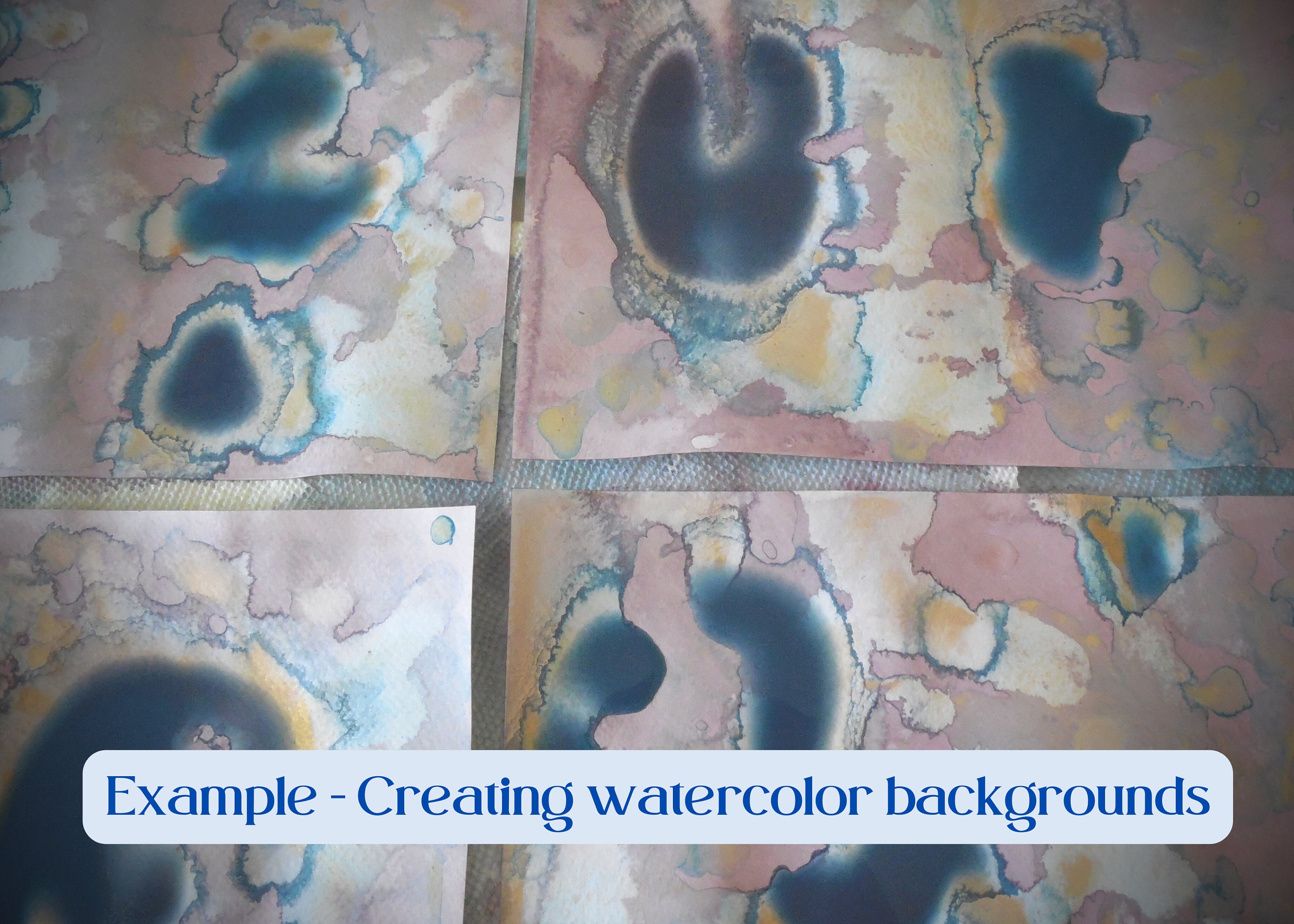2 Pack Mixed Laminated Handpainted Watercolor Bookmarks - Etsy