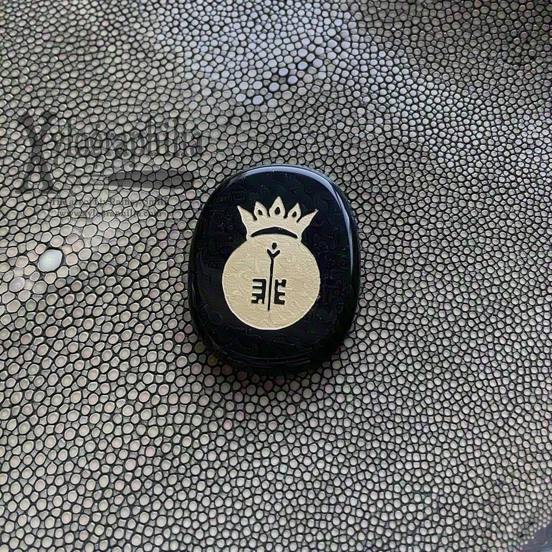 Talisman Stone of Tsathoggua Black Obsidian - Etsy