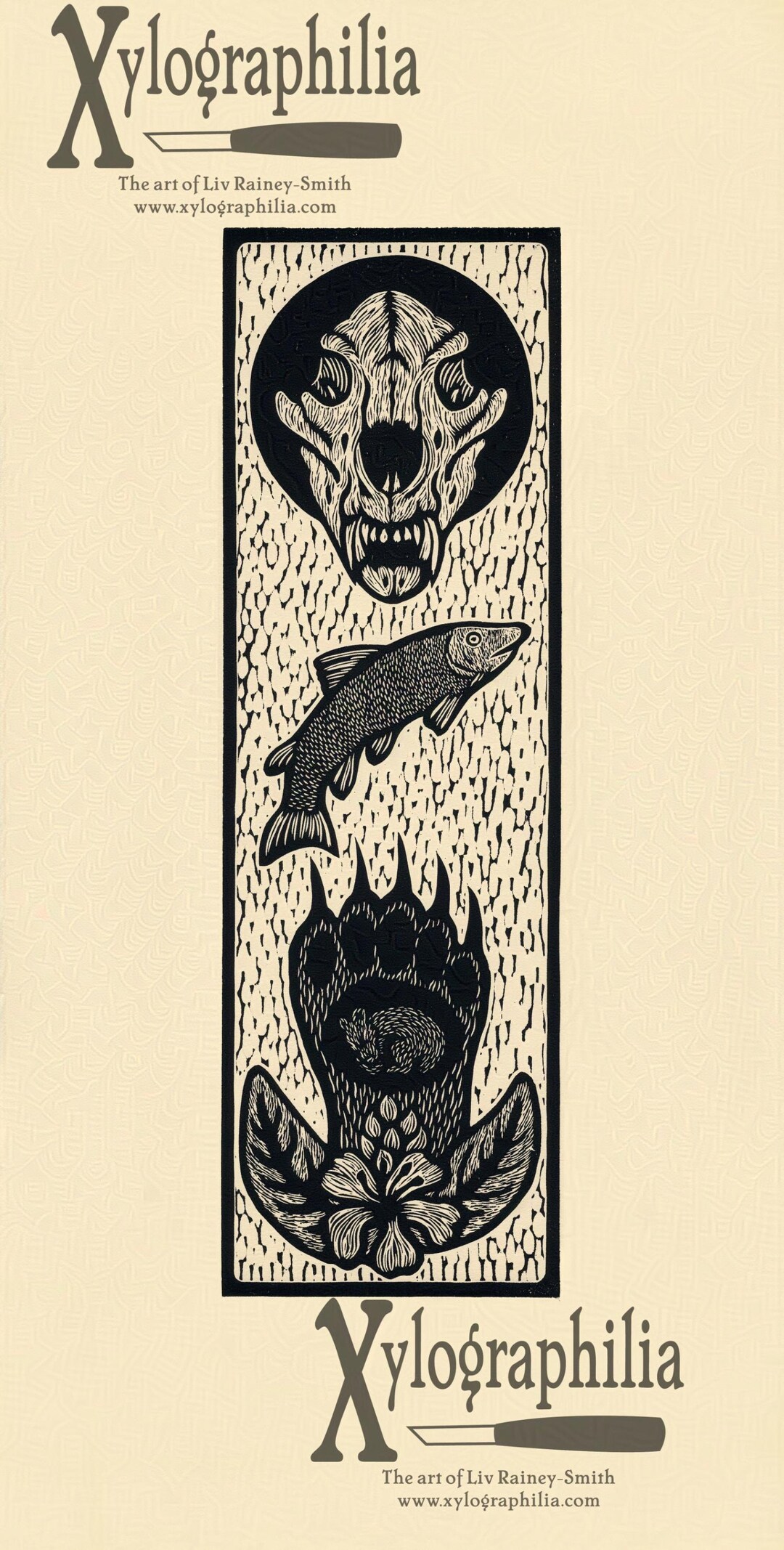 Bear Woodcut Limited Edition Arcanum Bestiarum Bestiary Print - Etsy