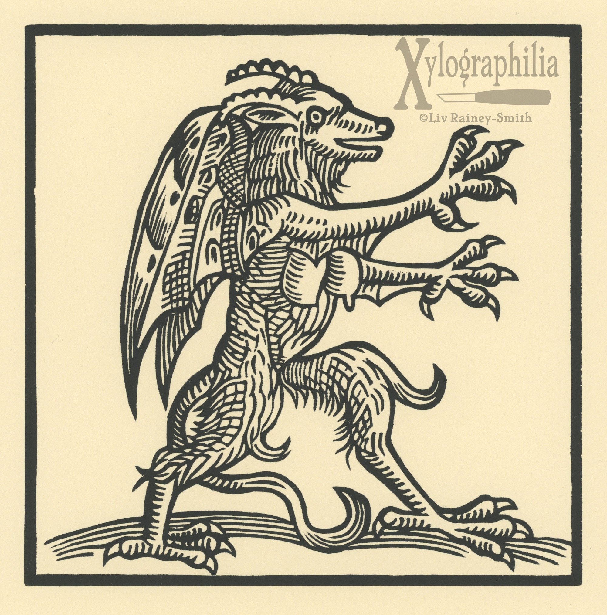 Renaissance Woodblock Print