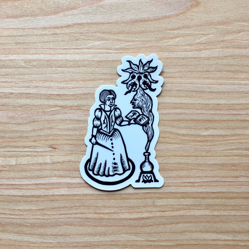 Summoning Magician Sorcerer Sticker Indoor/outdoor Vinyl - Etsy