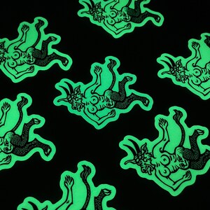 Succubus Demon Glow in the Dark Sticker Indoor Outdoor UV Resistant ...