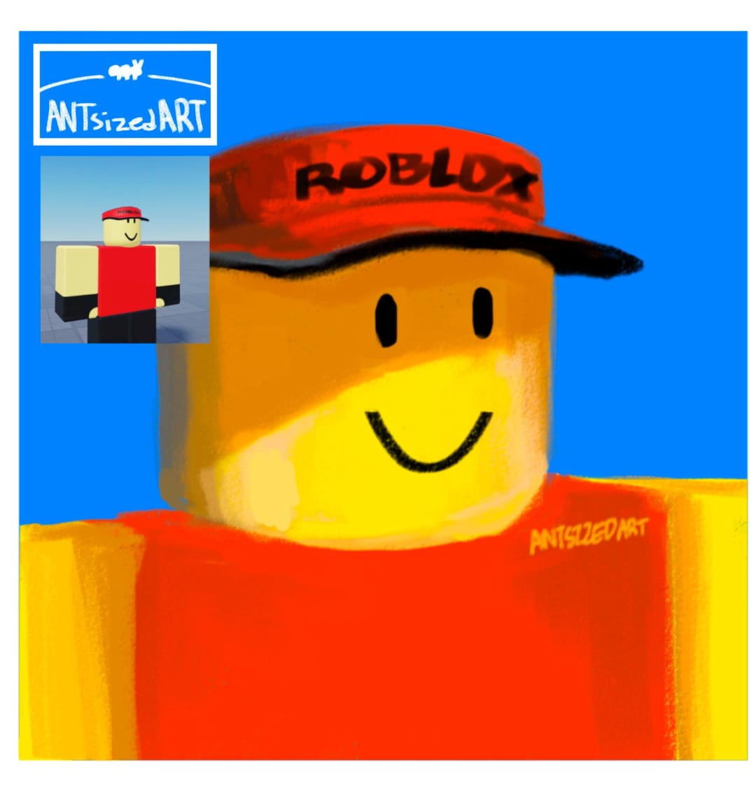 Custom Roblox Art Commissions- Headshot - Etsy
