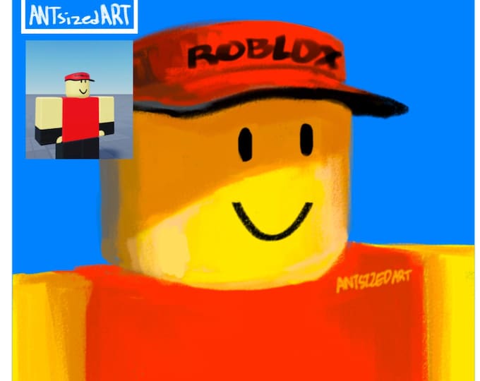 Custom Roblox Art Commissions- Headshot - Etsy