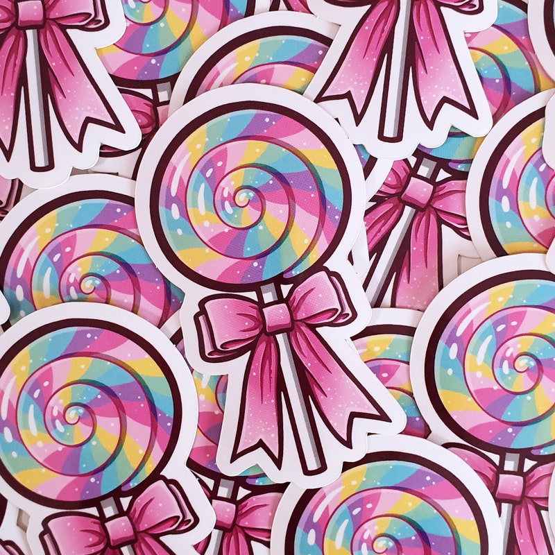 Lollipop Stickers - Etsy