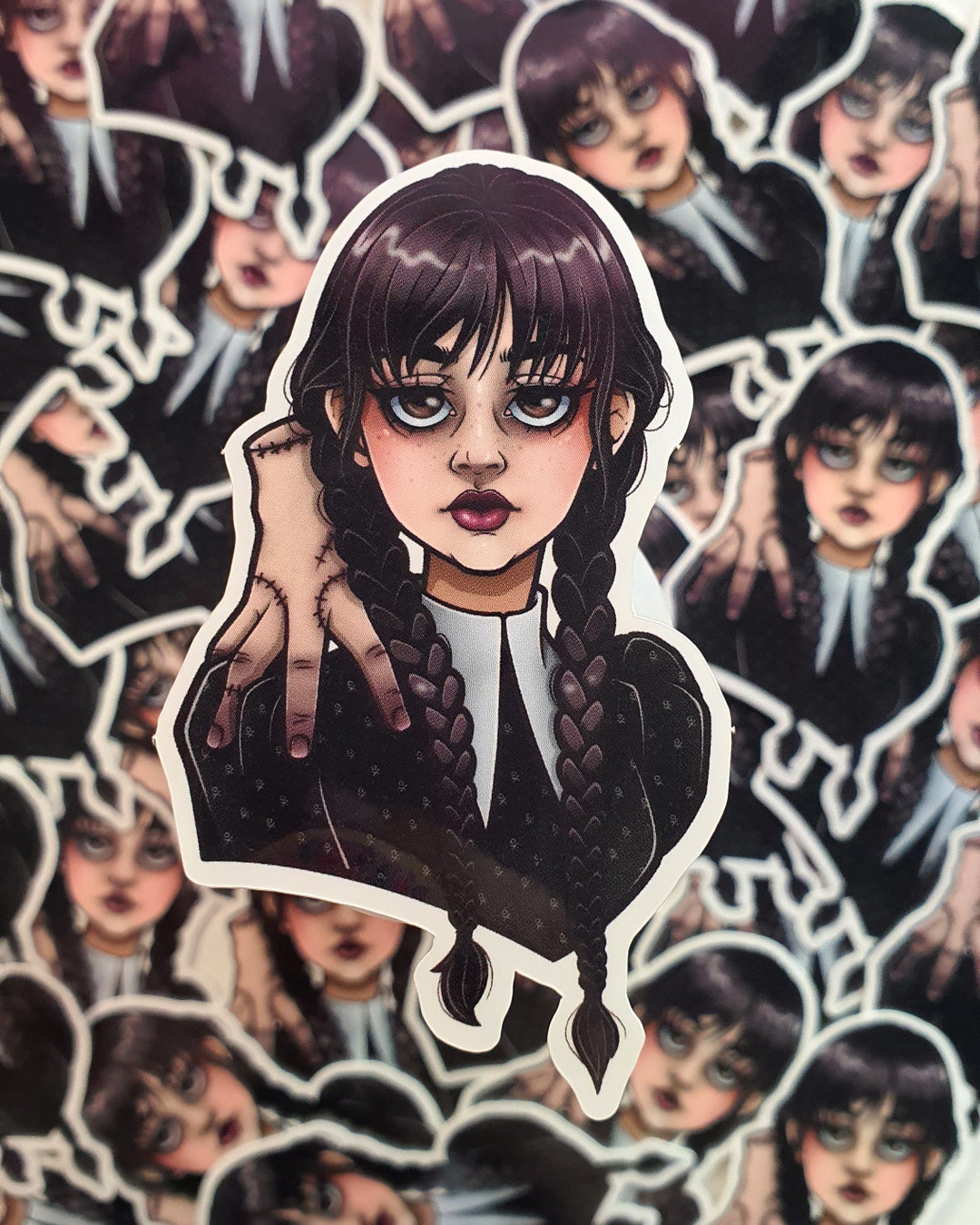 Wednesday Addams Sticker - Etsy
