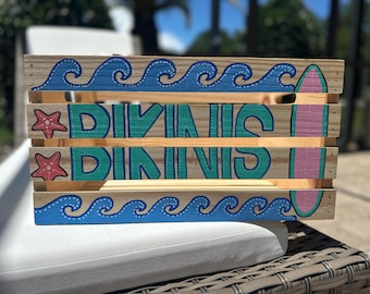 Hand Painted Bikini Box - Etsy