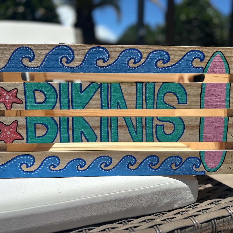 Painted on Bikini - Etsy