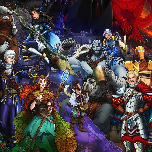 Critrole M9 & DM Art Print Multiple Sizes Available - Etsy