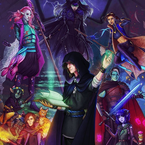Critrole M9 & DM Art Print Multiple Sizes Available - Etsy