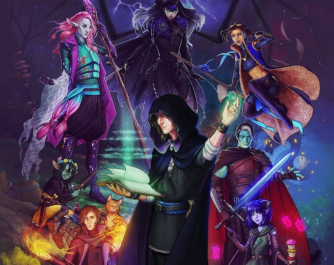 Mighty Nein Stickers - Etsy