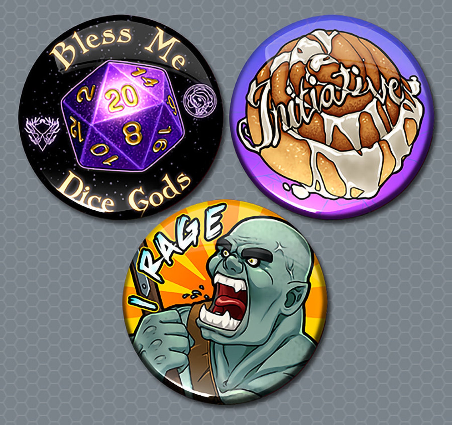 Dungeons and Dragons Role-playing Game TTRPG Gaming Pins or | Etsy