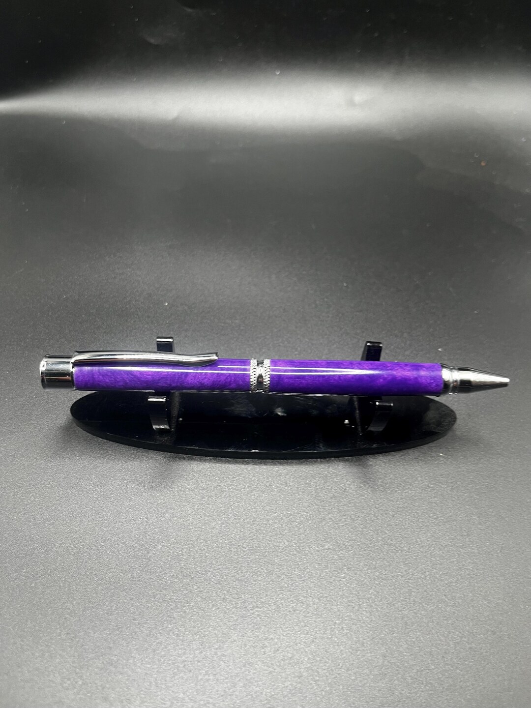 Barney Purple Acrylic Chrome Elite Ballpoint Pen - Etsy