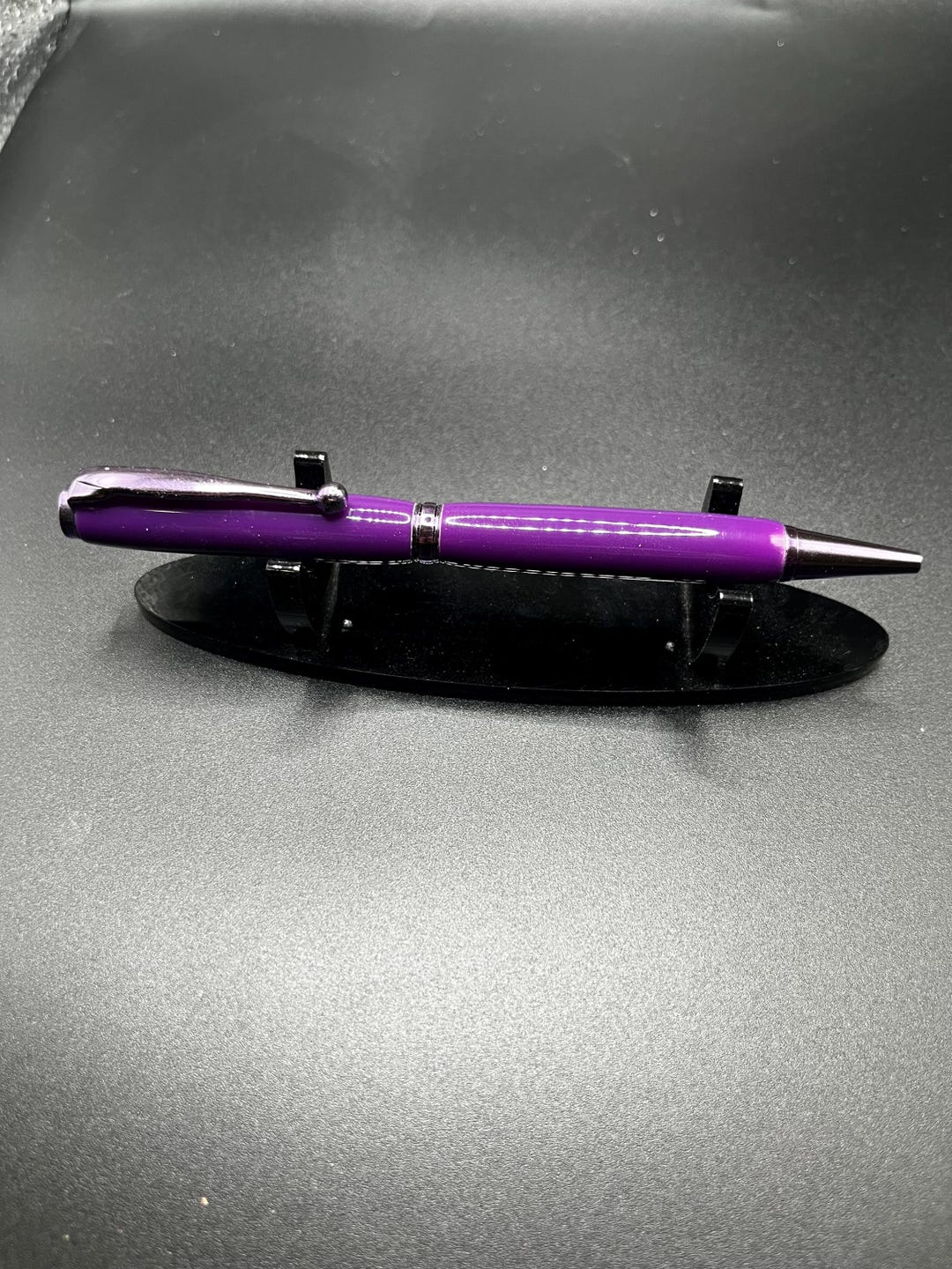 Barney Purple Acrylic Purple Slimline Ballpoint Pen - Etsy
