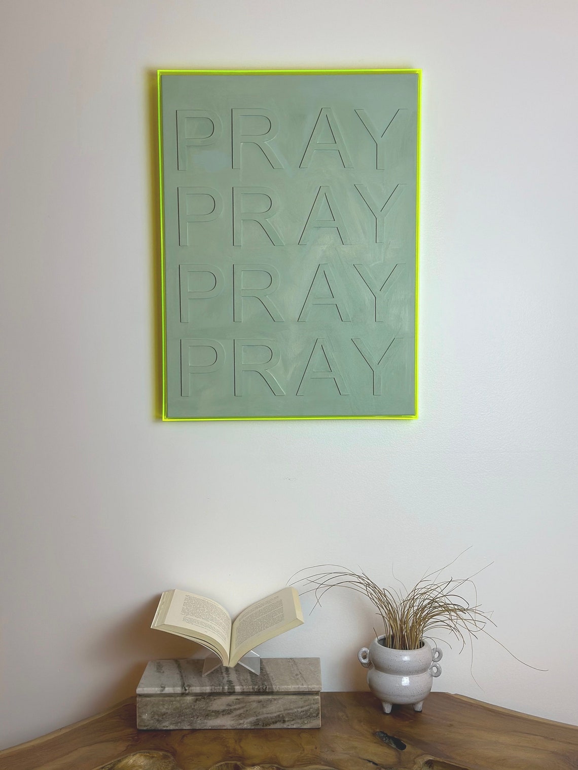 Modern Christian Art Scripture Wall Decor Spiritual Canvas Christian ...
