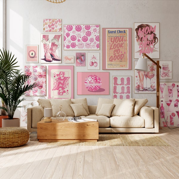 Pink Posters - Etsy