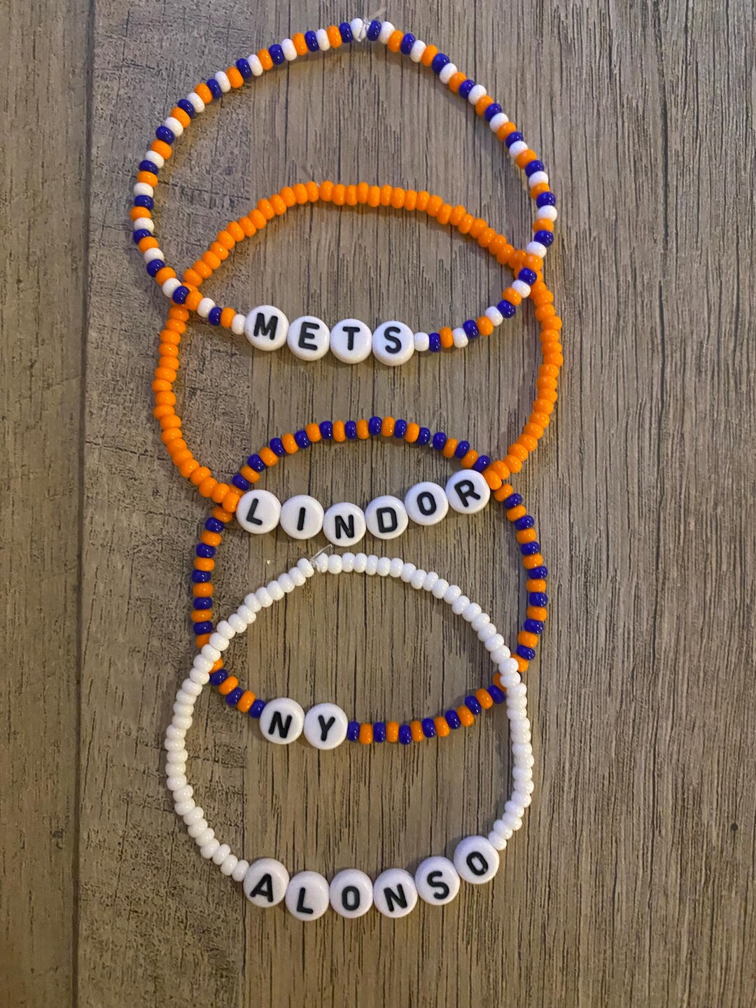 New York Mets Bracelets - Etsy
