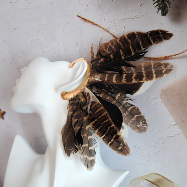 Feather Ear Cuff - Etsy