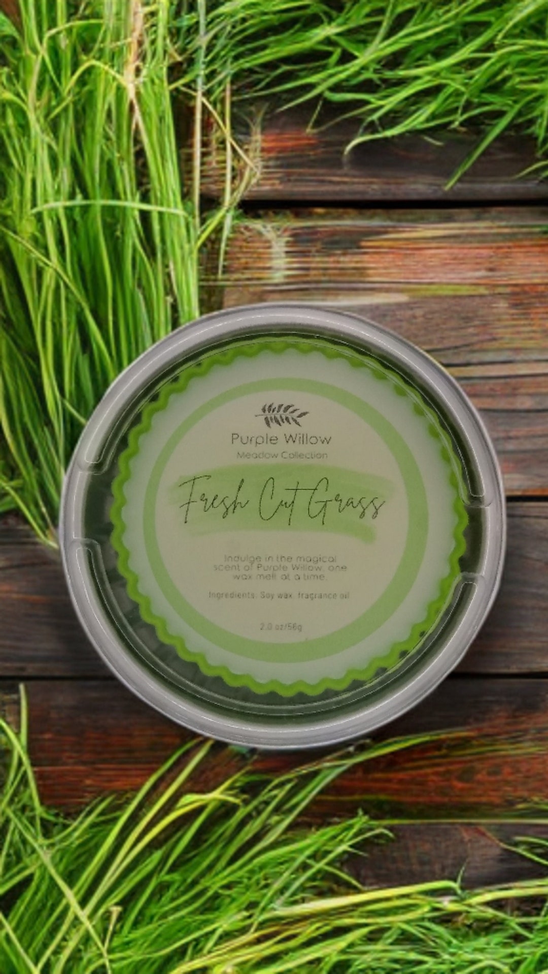 Fresh Cut Grass Wax Melt, 100% Soy Wax, Handmade, Meadow Collection - Etsy