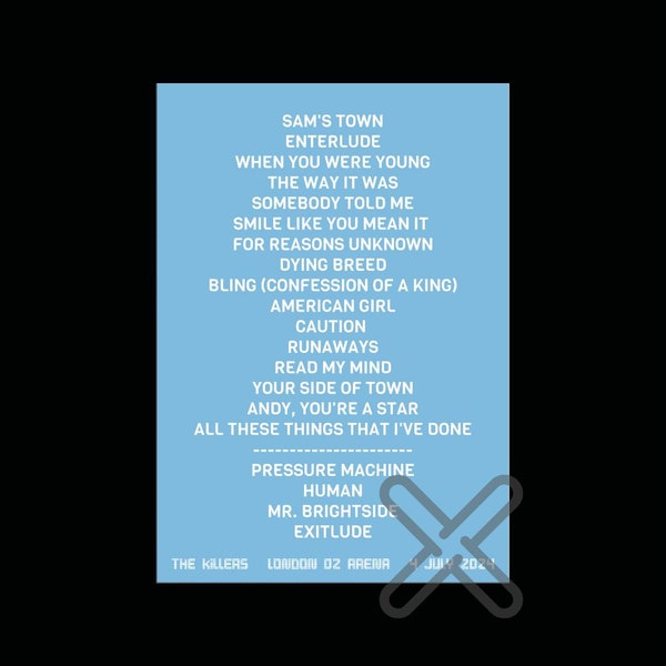 The Killers 2024 Uk - Etsy