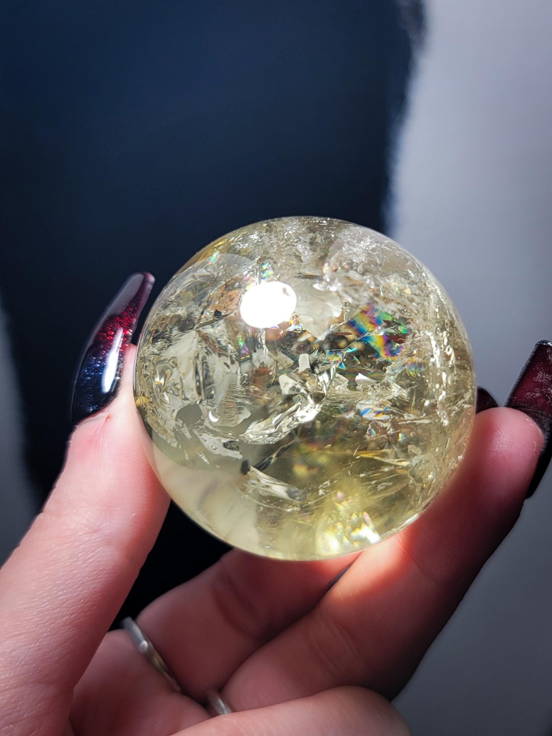 Citrine Sphere (50A) - Etsy