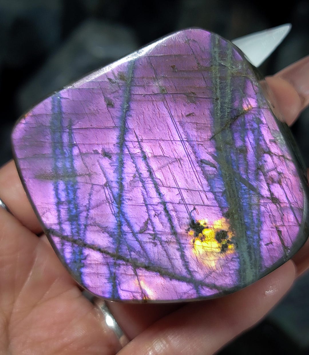Purple Labradorite Freeform (65AC) - Etsy