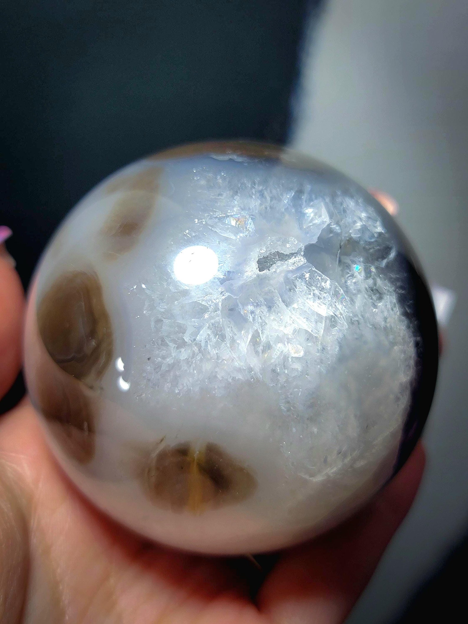 Volcano Agate Sphere (60E) - Etsy