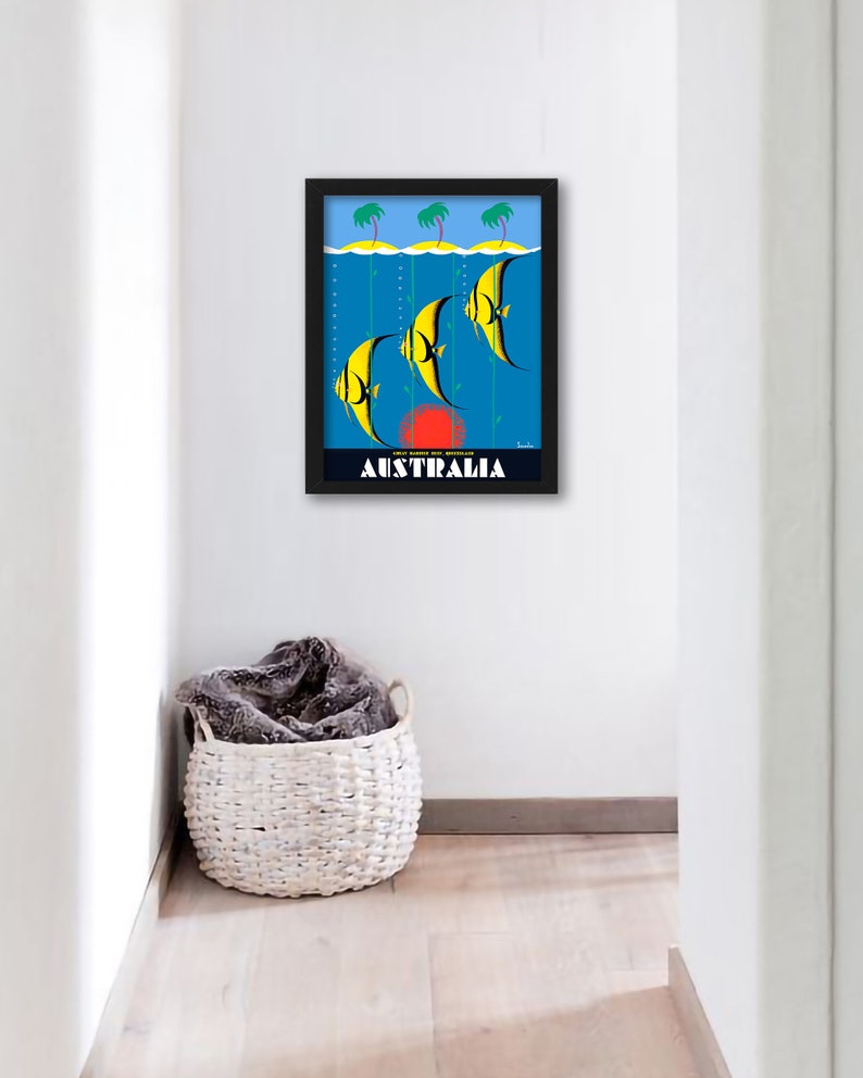 Great Barrier Reef Australian Nature Wonder | Reproduction of 1937 Gert ...